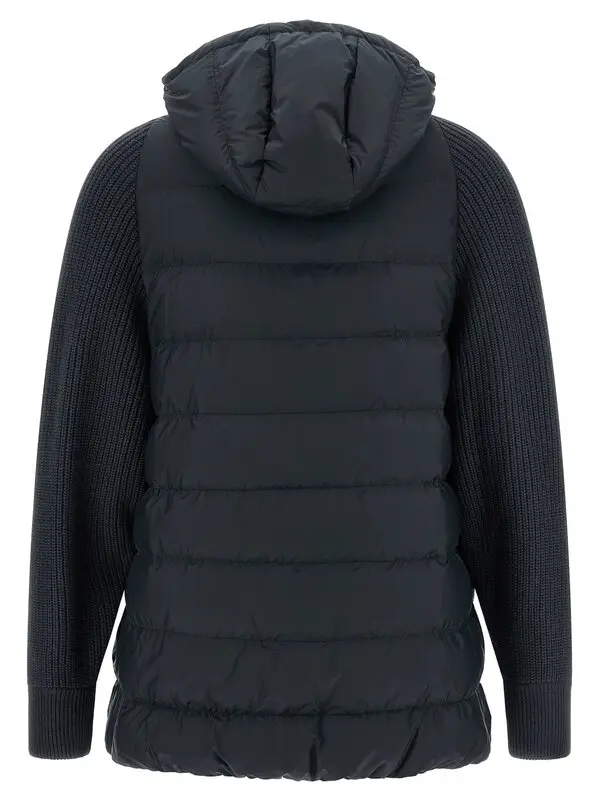 Brunello Cucinelli Quilted Down Jacket - Blue