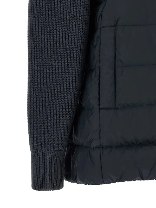Brunello Cucinelli Quilted Down Jacket - Blue