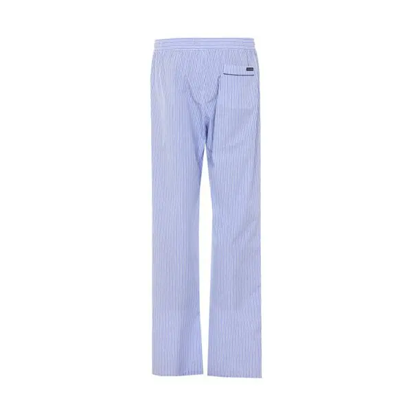 Dolce & Gabbana Striped Poplin Pants