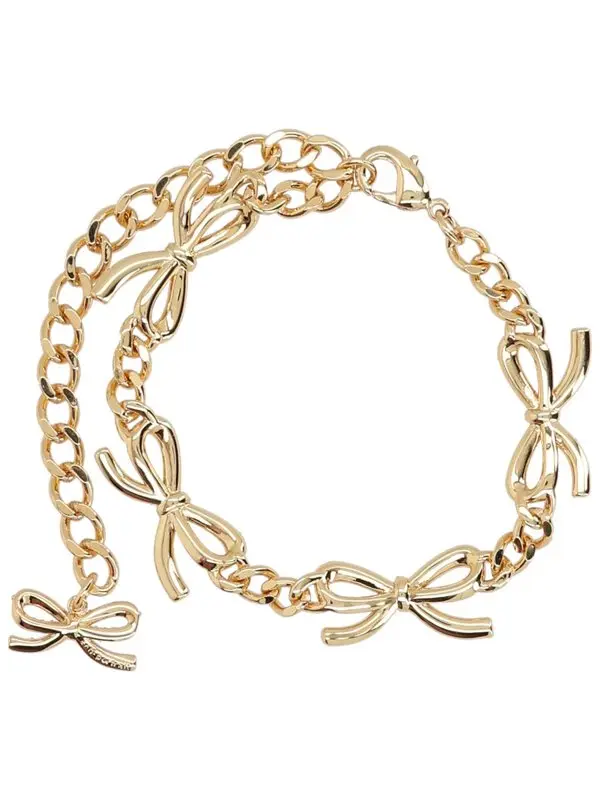 SELF-PORTRAIT Crystal Bow Bracelet