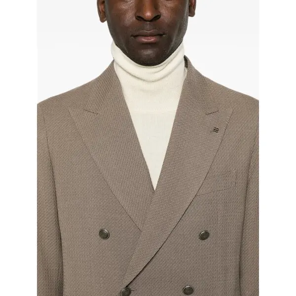 Tagliatore Grey Jackets Blazers