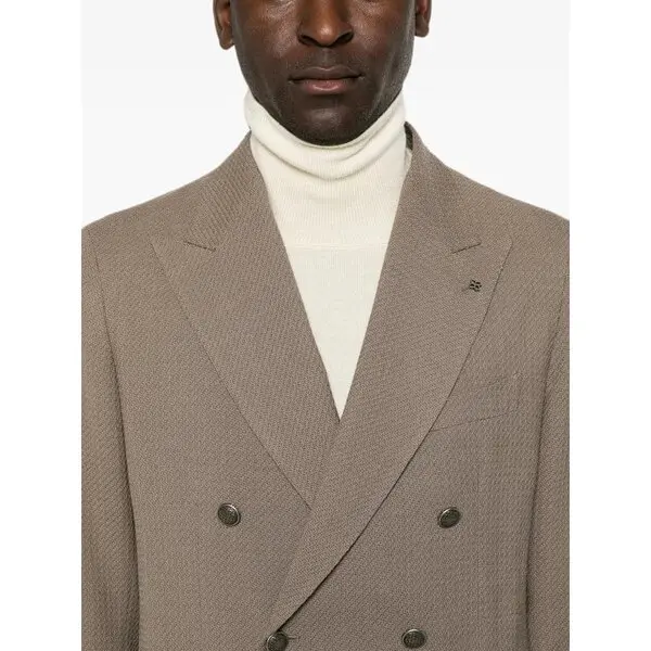 Tagliatore Grey Jackets Blazers - Gray