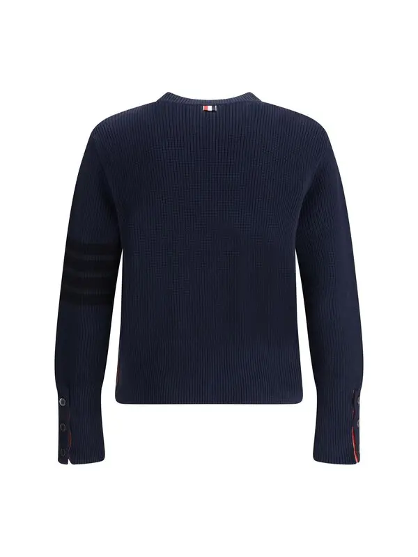 Thom Browne Cotton Crewneck Sweater