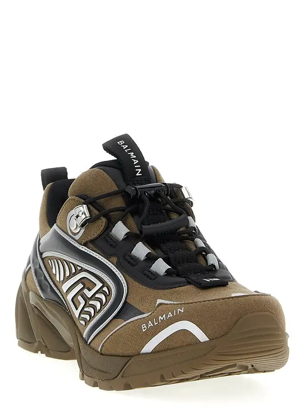 Balmain Cosmic Dust Sneakers - Green