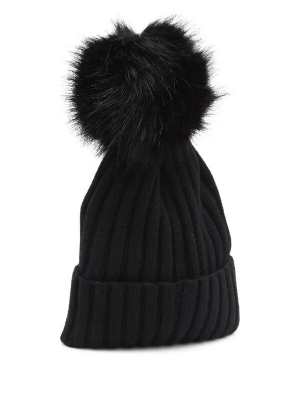 Moncler Logo Wool Beanie