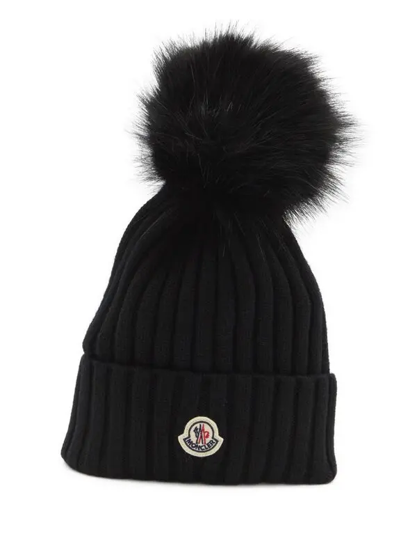 Moncler Logo Wool Beanie - Multicolor