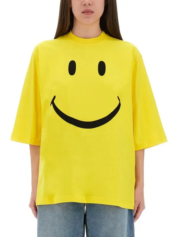 Moschino Smile T-shirt - Yellow