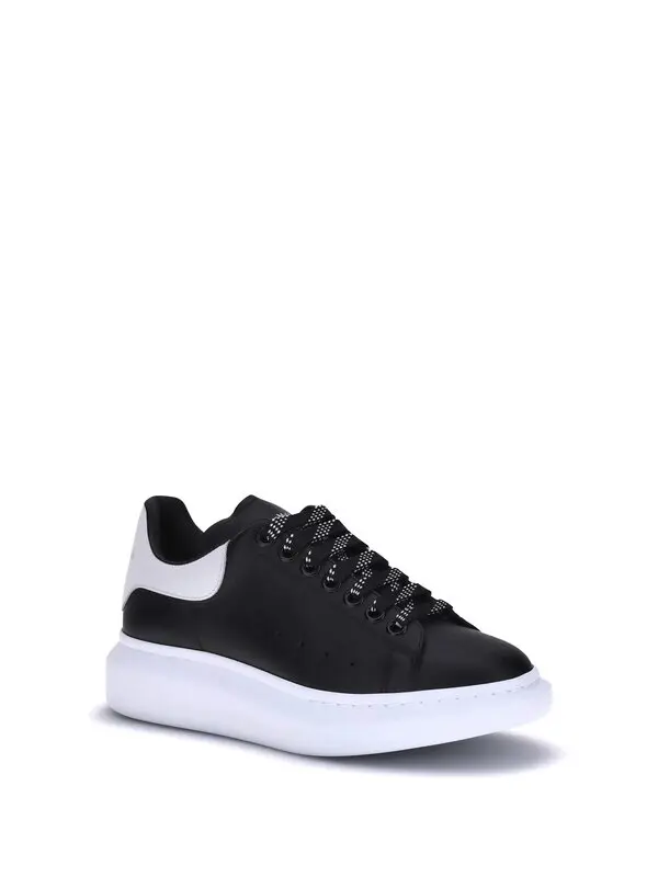 Alexander McQueen Leather Sneakers - Black