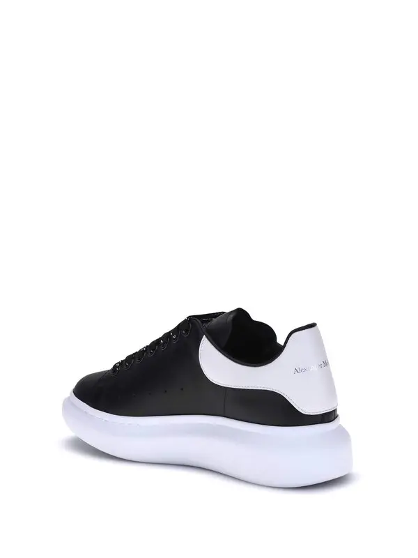 Alexander McQueen Leather Sneakers - Black