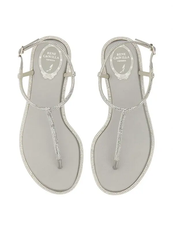Rene Caovilla Diana Flat Sandals
