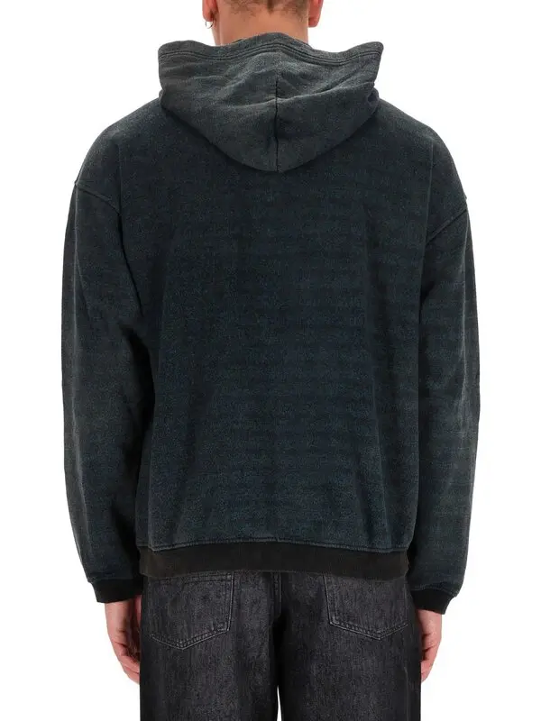 DIESEL® S-kai Hooded Sweatshirt - Black