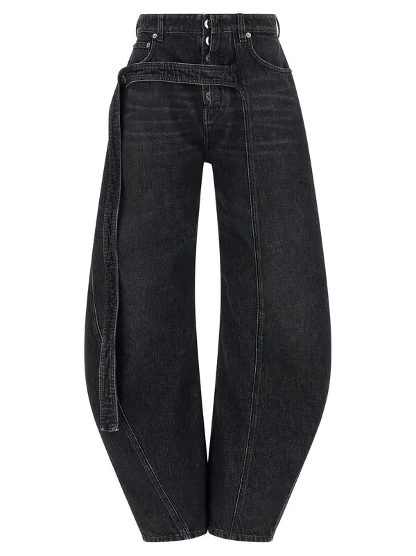 JEAN PAUL GAULTIER Low Waist Jeans - Black