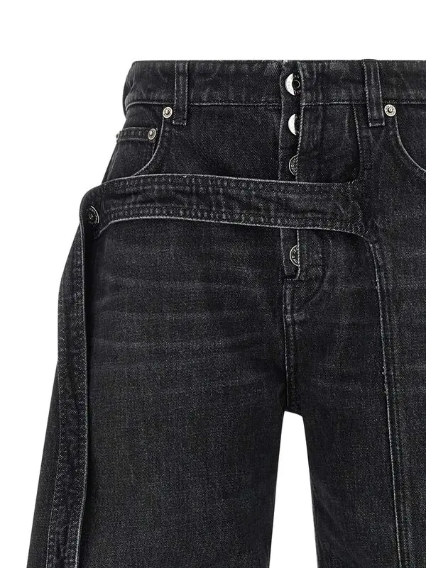 JEAN PAUL GAULTIER Low Waist Jeans - Black