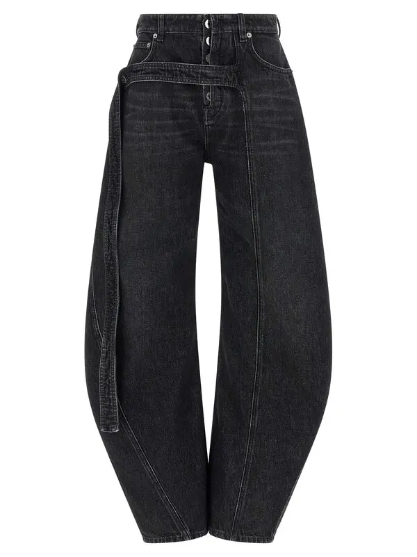 JEAN PAUL GAULTIER Low Waist Jeans - Black