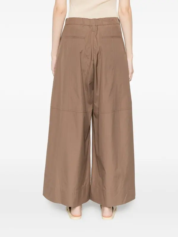 Max Mara Cotton Wide-leg Trousers