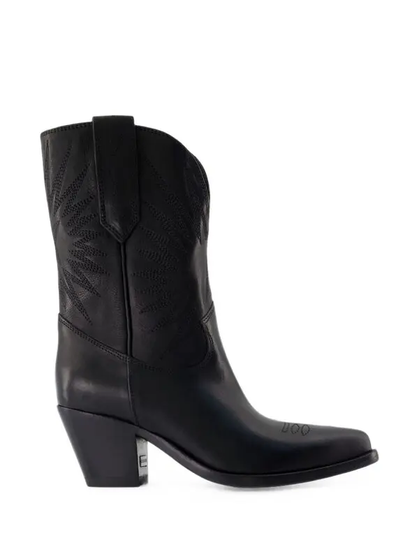 GOLDEN GOOSE Wish Star Leather Boots - Multicolor