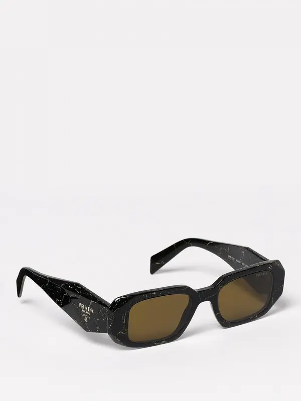 Prada Acetate Sunglasses With Logo - Multicolor