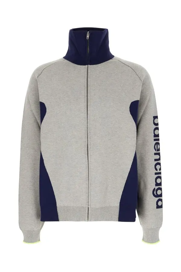Balenciaga High Neck Knitwear - Multicolor