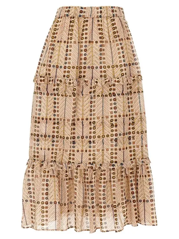 Isabel Marant Étoile Marant 'diya' Skirt - Cream