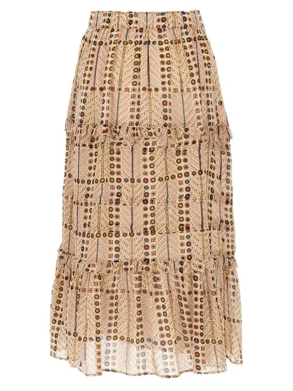 Isabel Marant Étoile Diya Long Skirt - Cream
