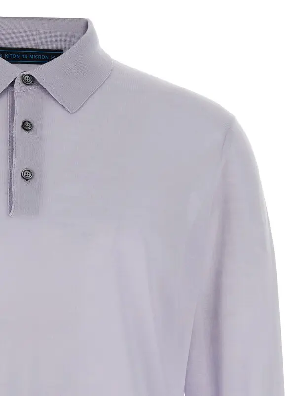 Kiton Ciro' Polo Shirt - Blue