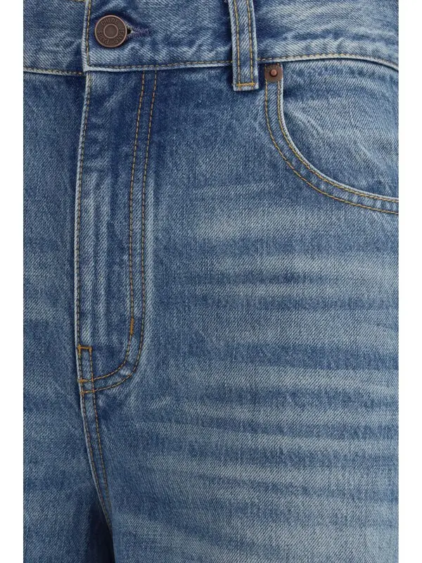 Chloé High-rise Wide-leg Jeans - Blue