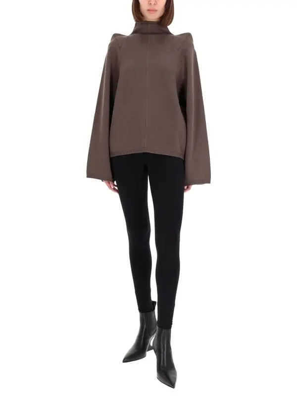 Rick Owens Wool Top Sweater - Gray
