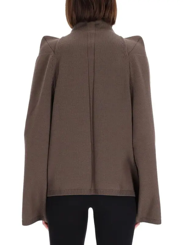 Rick Owens Wool Top Sweater - Gray