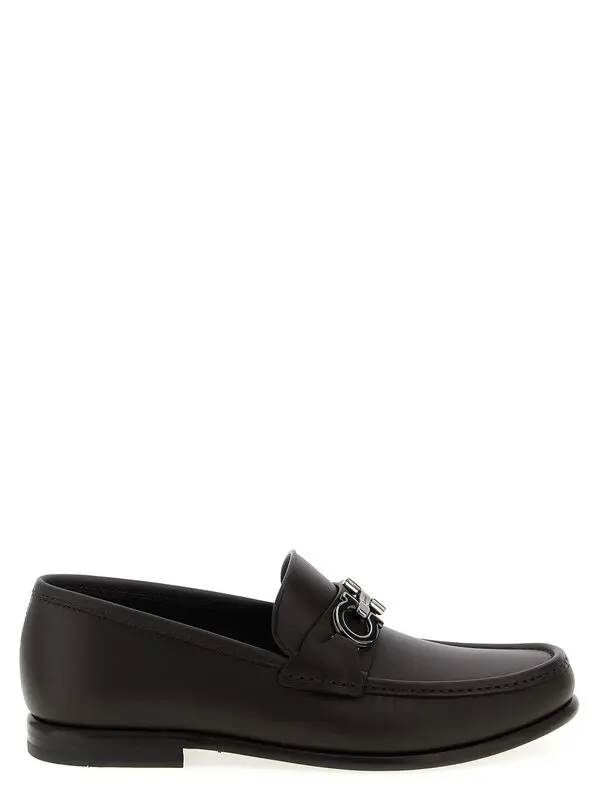 FERRAGAMO Avril Leather Loafers
