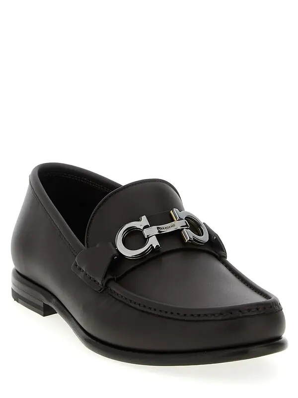 FERRAGAMO Avril Leather Loafers