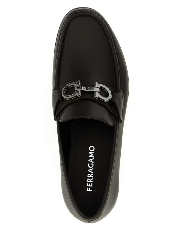 FERRAGAMO Avril Leather Loafers
