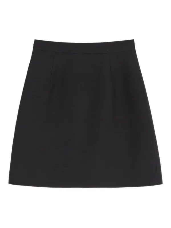 Valentino Garavani Vlogo Signature Wool And Silk Skirt - Multicolor