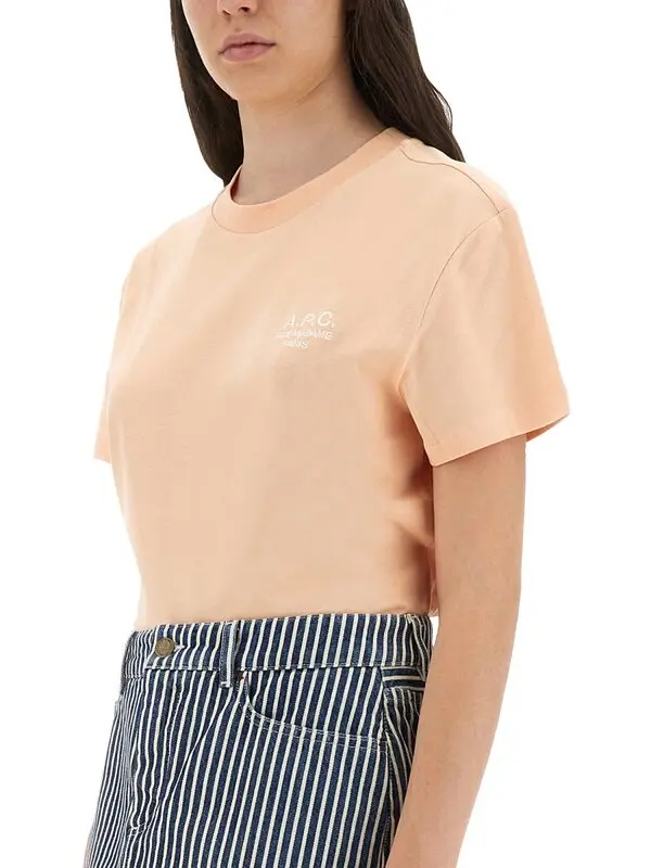 A.p.c. Rue Madame Gots T-shirt - Pink