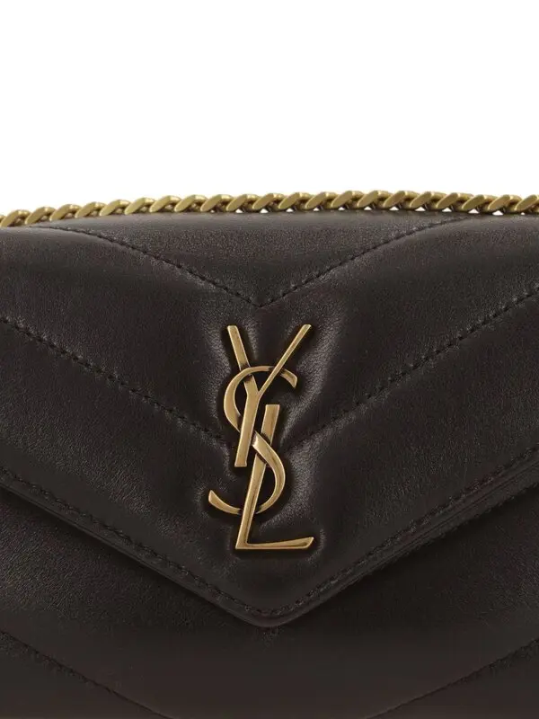 Saint Laurent Loulou Mini Leather Crossbody Bag - Multicolor