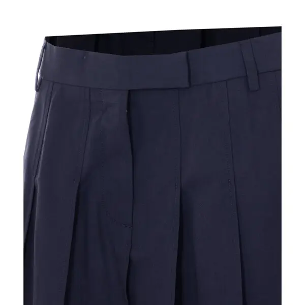 Thom Browne Logo Pleated Skirt