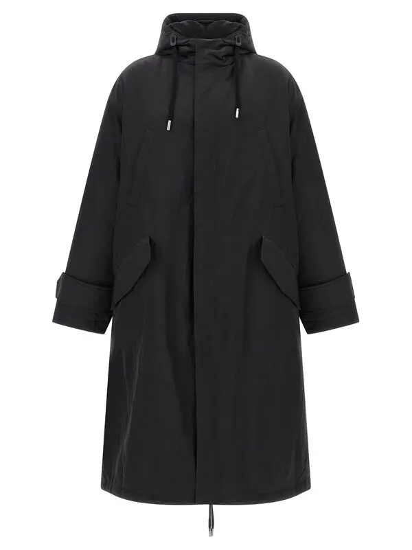 AMI Paris Long Parka - Gray