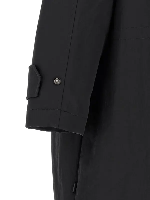 AMI Paris Long Parka - Gray