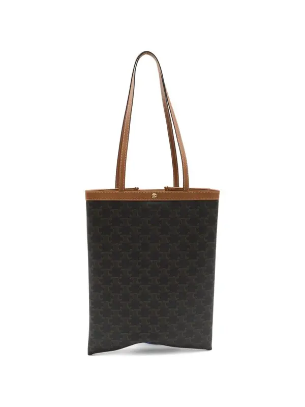 Celine Flat Triomphe Canvas Medium Tote