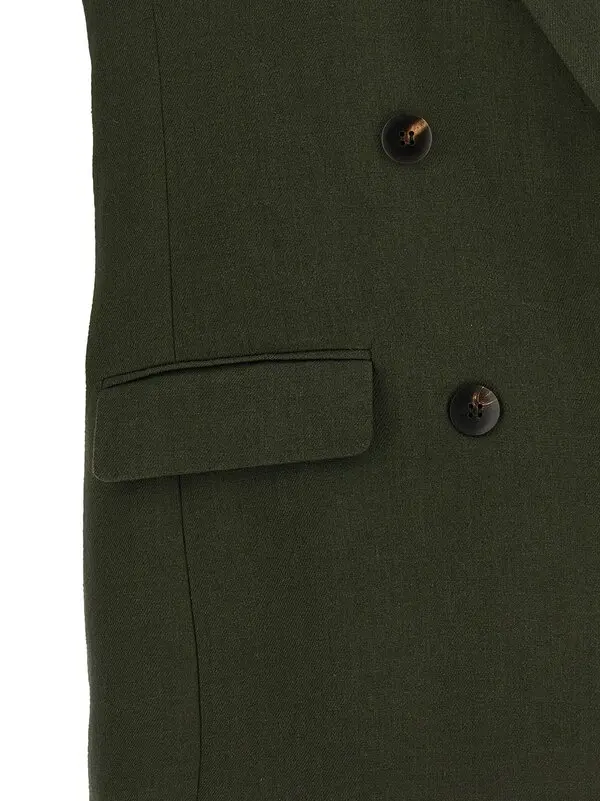 Max Mara Mstaia Linen Waistcoat - Green