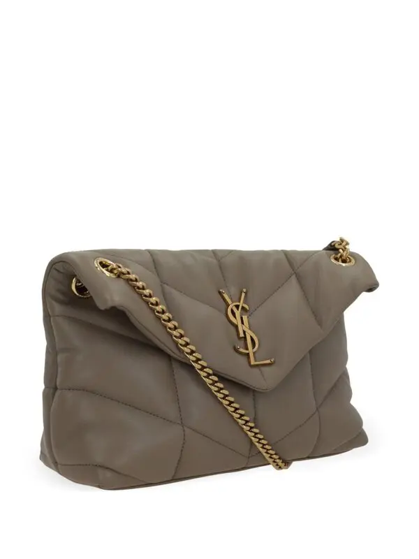 Saint Laurent Puffer Small Leather Shoulder Bag - Multicolor
