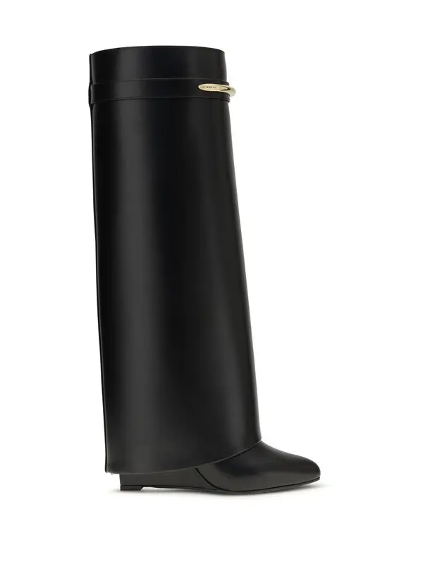 Givenchy Leather Shark Boots - Black