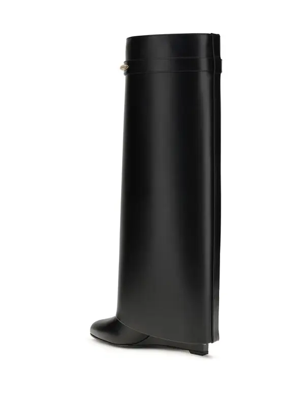 Givenchy Leather Shark Boots - Black