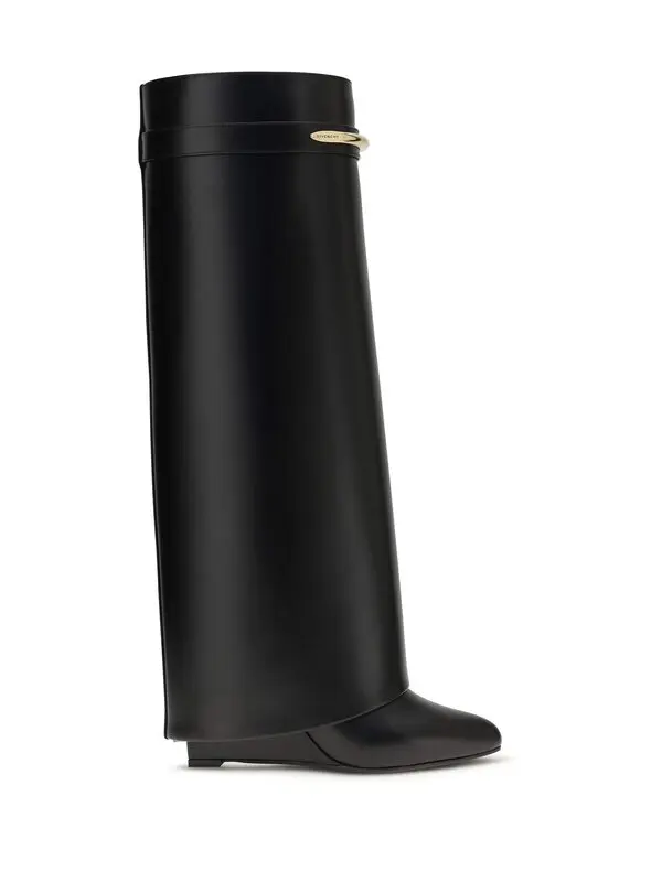 Givenchy Leather Shark Boots - Black