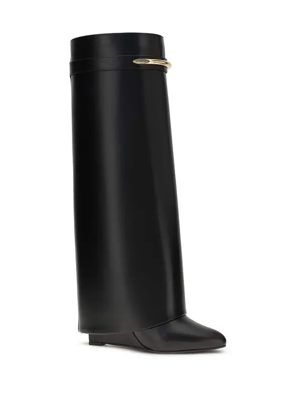 Givenchy Leather Shark Boots - Black