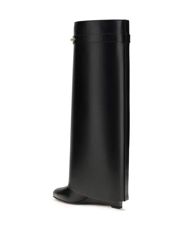 Givenchy Leather Shark Boots - Black