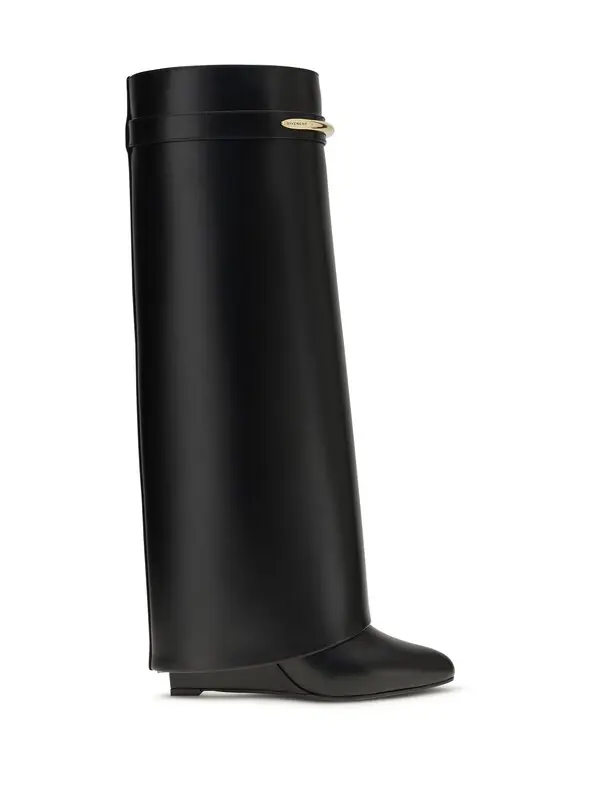 Givenchy Leather Shark Boots - Black