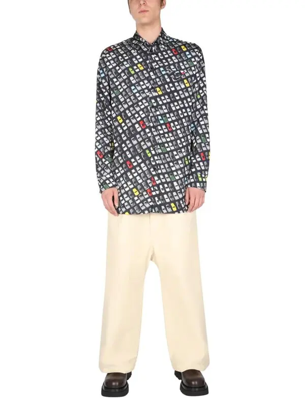 Bottega Veneta Shirt With Allover Print