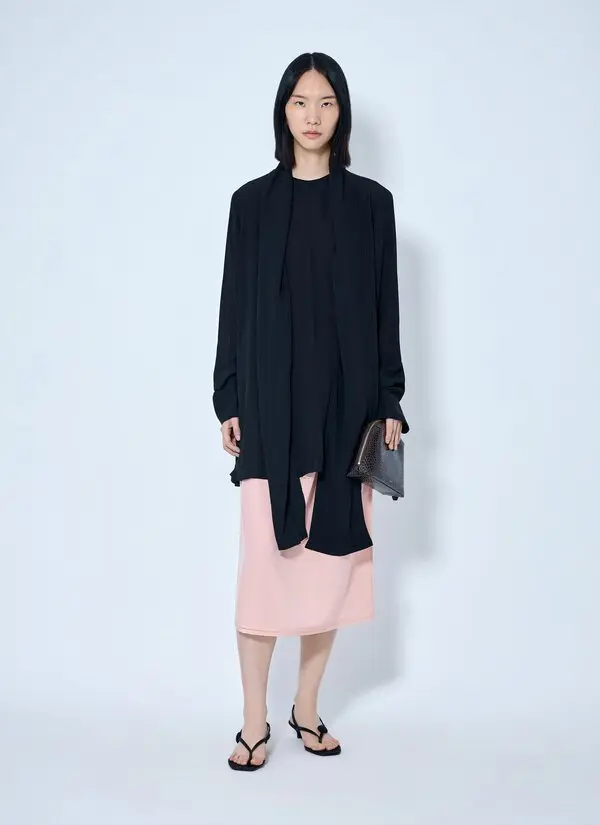 TOTEME Draped Scarf Blouse