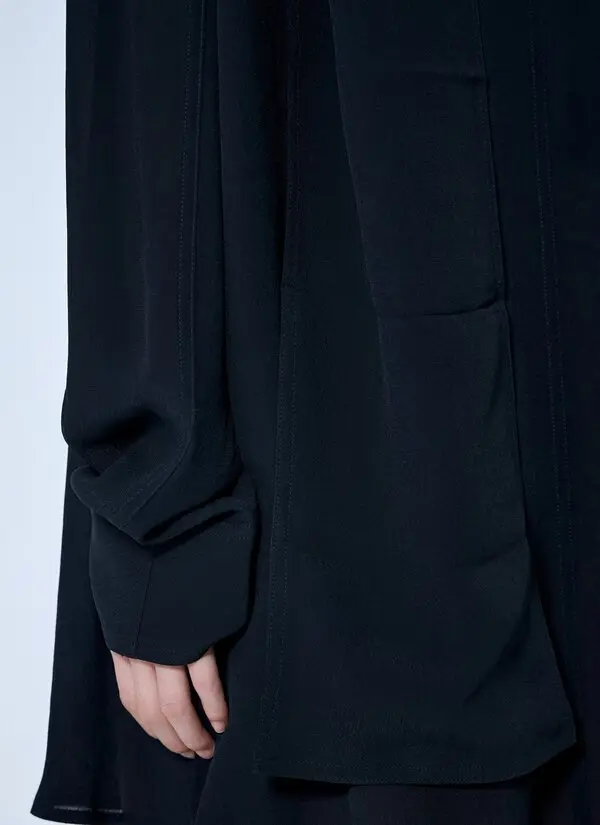 TOTEME Draped Scarf Blouse