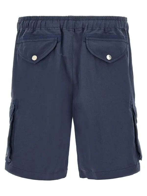 Brunello Cucinelli Cargo Bermuda Shorts - Blue